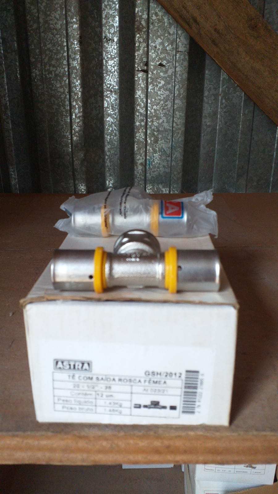 Astra 20mm x 1/2″ x 20mm Aluminum Compression Tee (280 units)